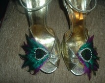 Popular items for feather shoe clips on Etsy