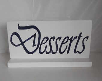 Popular items for dessert signs on Etsy