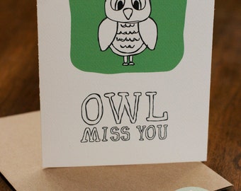 Owl miss you | Etsy