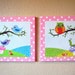 HAYLEY BIRDS: Hand-painted Acrylic Painting on Canvas for