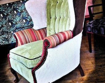 Funky occasional chair by boltonk on Etsy