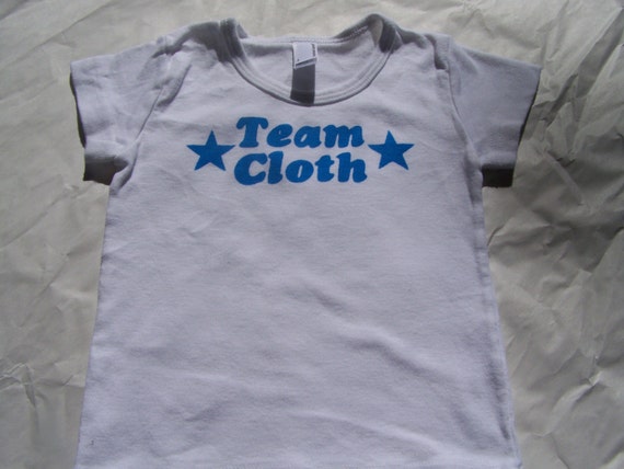 Items similar to Team Cloth Tee Shirt - 2T - short sleeved on Etsy