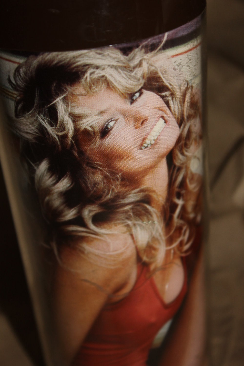 Vintage 1970's Farrah Fawcett Memorabelia Thermo Cup. 1976 Vintage 1970's Farrah Fawcett Memorabelia Thermo Cup. 1976