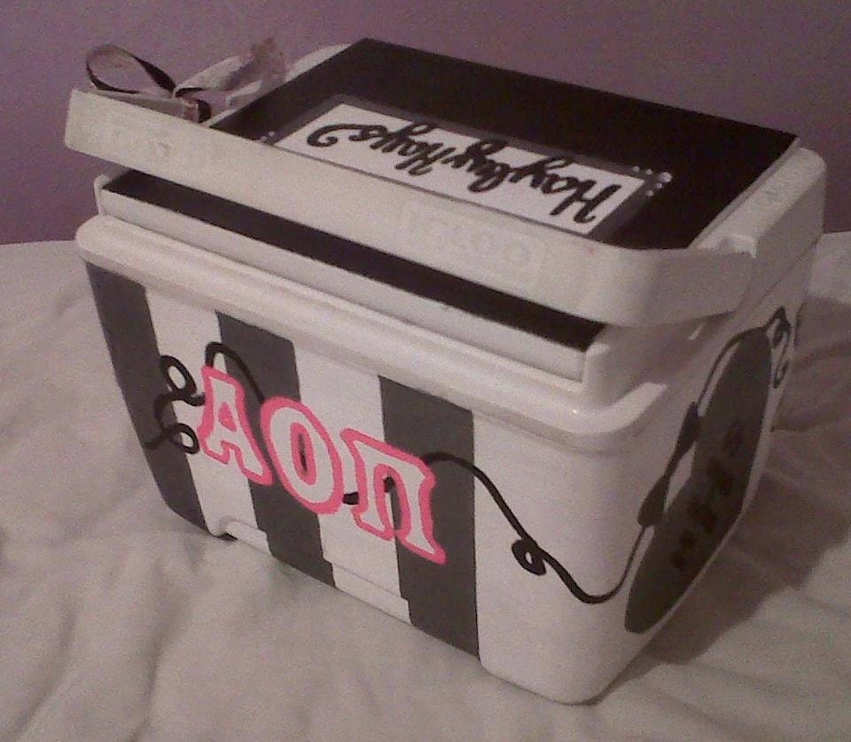Items similar to Custom Painted Cooler on Etsy