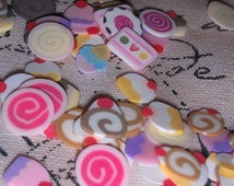 Unique fimo slices related items | Etsy