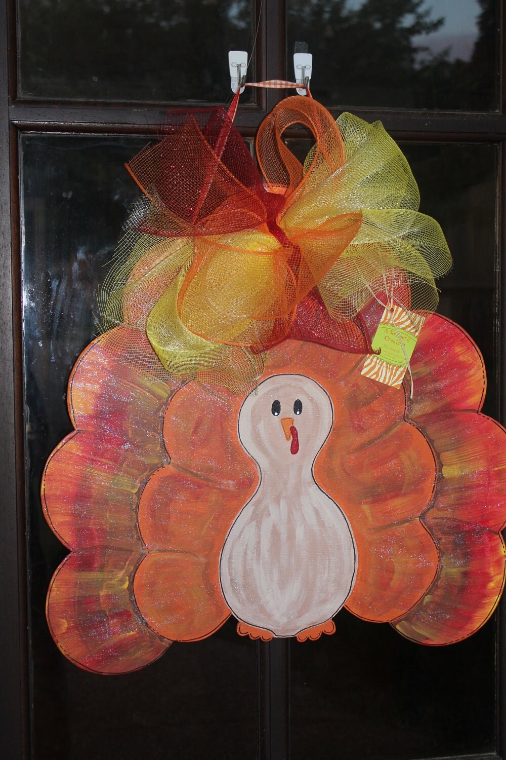Wooden Turkey Door Hanger By Asoutherncreation On Etsy