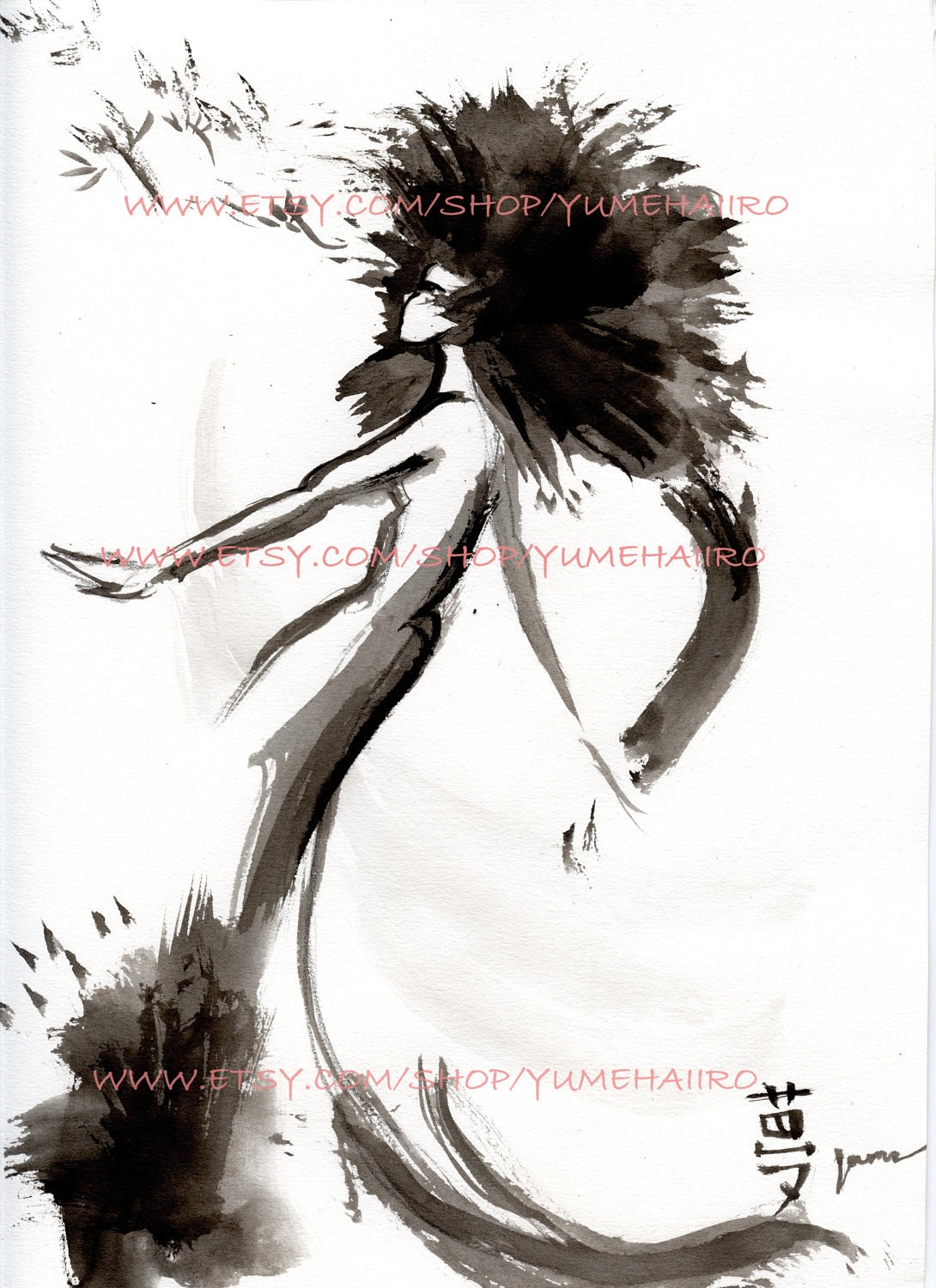 japanese brush art on Pinterest | Japanese Painting, Google and ...