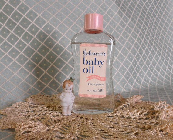 Vintage Glass Baby Oil Bottle at Lola Goll blog