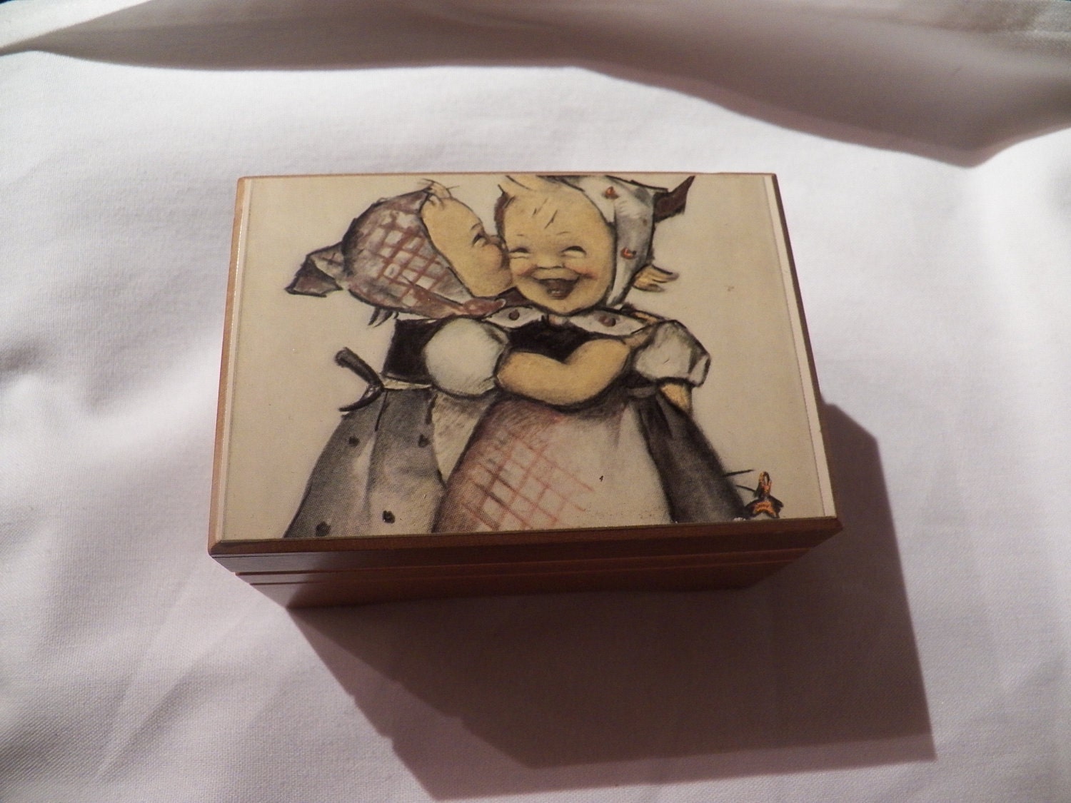 Antique Reuge Swiss Musical Movement Music Box Edelweiss Tune