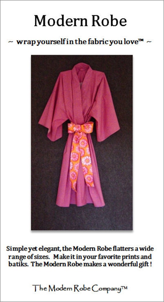 Modern Robe sewing pattern