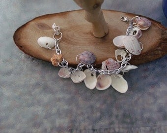 Popular items for shell charm bracelet on Etsy