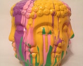 Items similar to Multi-Colored Buddha Vase on Etsy