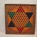 Antique 1938 Original Star Chinese Checkers Board with