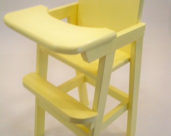 Wooden high chair | Etsy