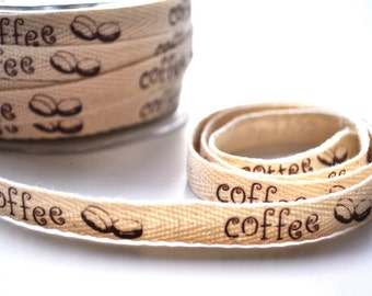 Popular items for coffee ribbon on Etsy