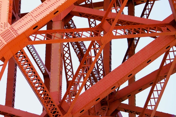 Items similar to Golden Gate Bridge Support Beams on Etsy