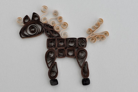Quilled Horse by quillerwhale on Etsy