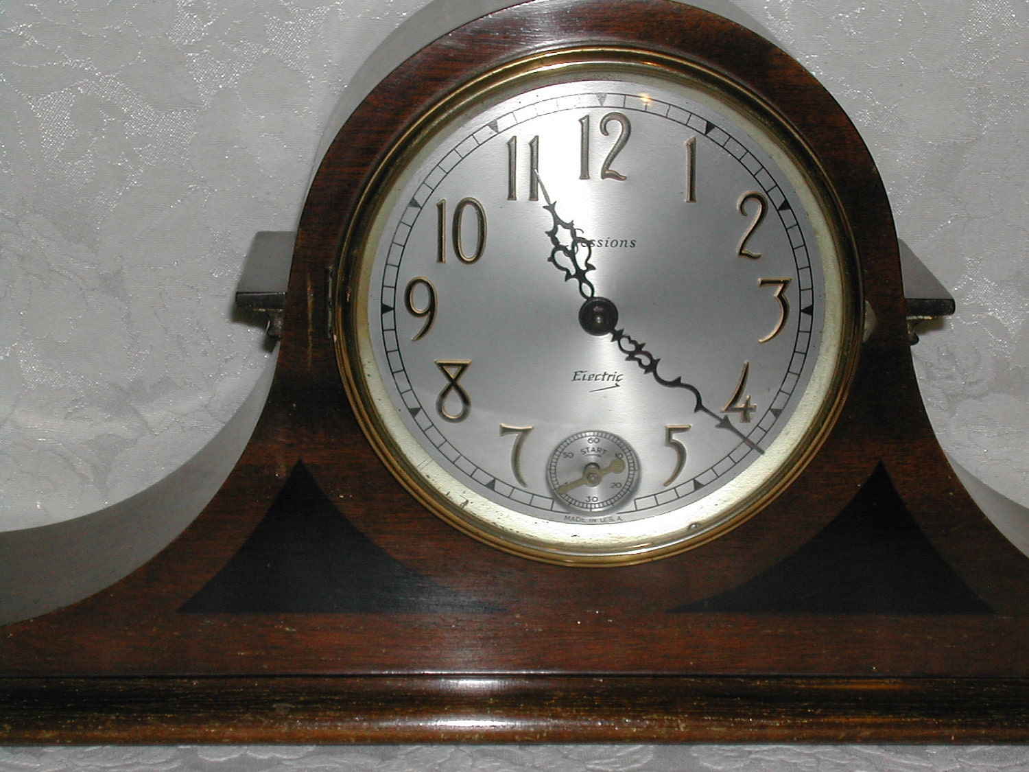 Vintage 1930s Sessions Electric Mantel Clock Tradtional