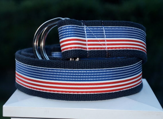 American Flag Belt / Fourth of July / Preppy Belt / by BeRibbon