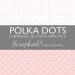 INSTANT DOWNLOAD Polka Dots Digital Collage Sheets 12x12 inch