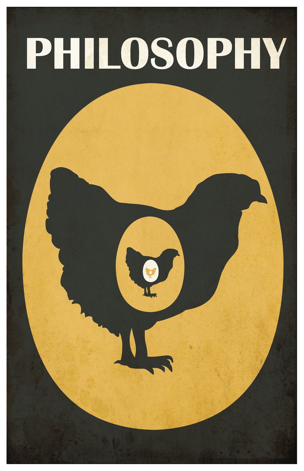 Philosophy 11x17 minimalism poster print by EskimoChateau on Etsy