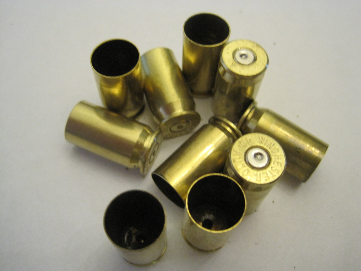 Lot of 10 .45ACP fired shell casings for Jewelry/Arts & Craft