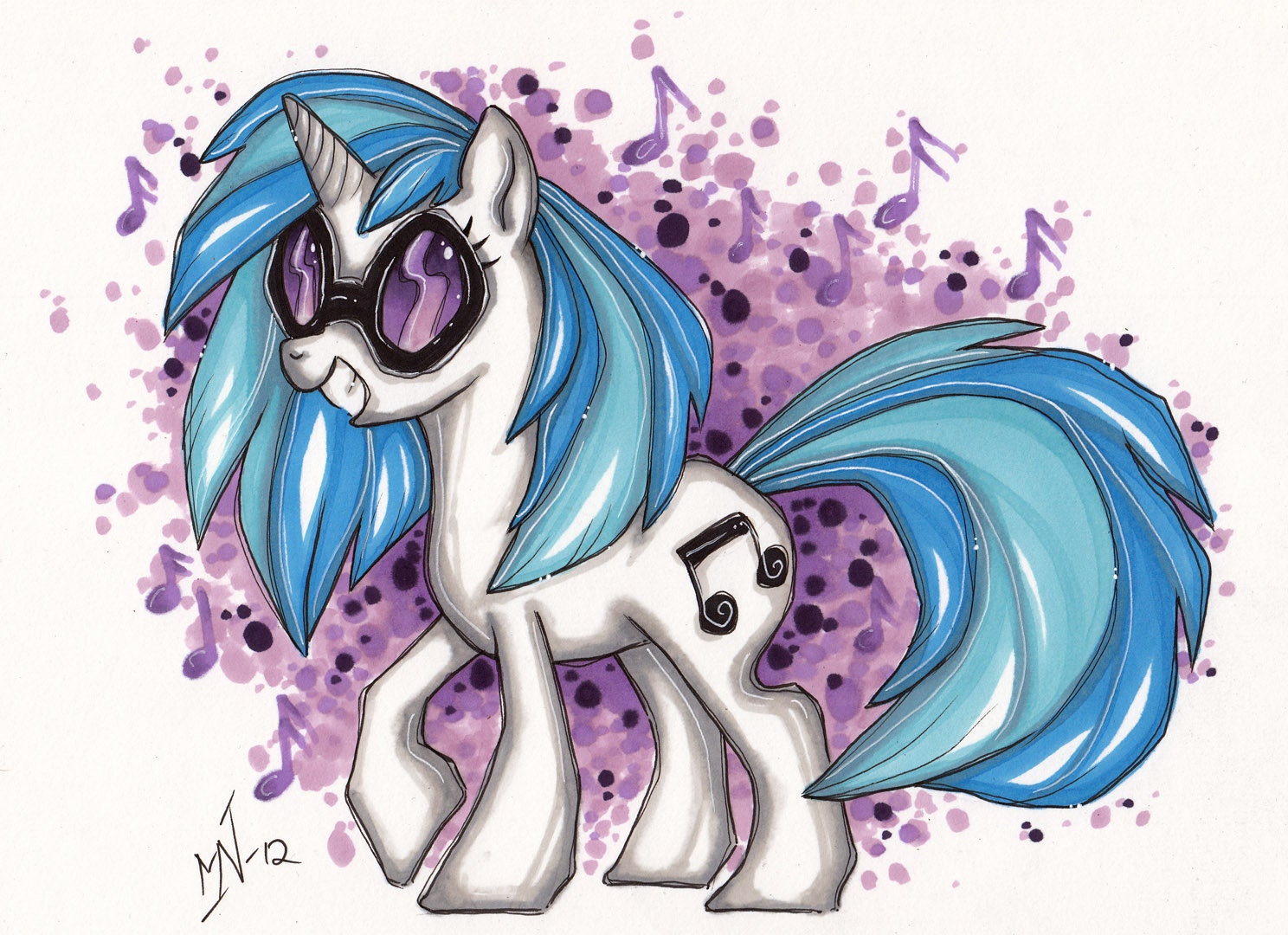 Vinyl Scratch DJ Pon-3 My little pony Friendship is Magic