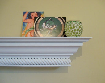 Crown molding mantel | Etsy