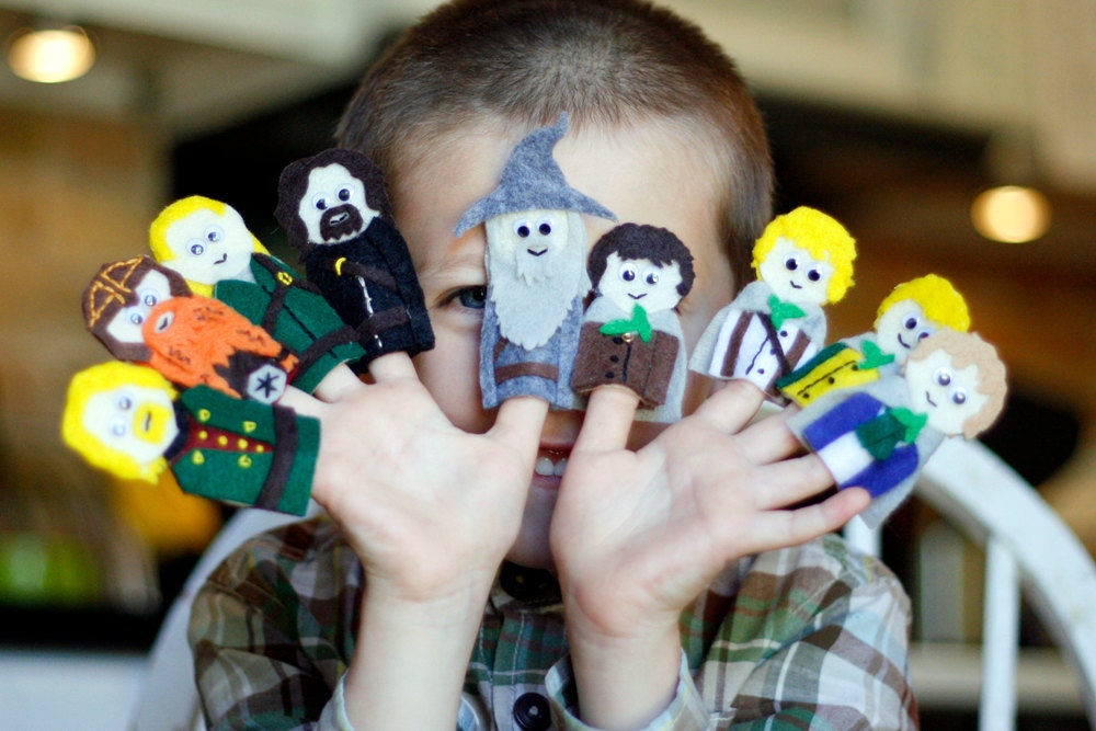 Lord of the Rings Finger Puppets Patterns