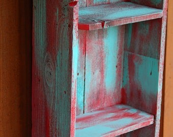 Popular items for distressed teal on Etsy