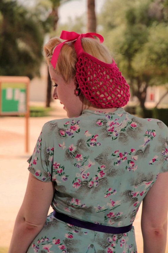 1940's Hair Snoods- buy, knit, crochet or sew a snood