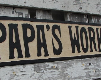 Papa's Shop sign