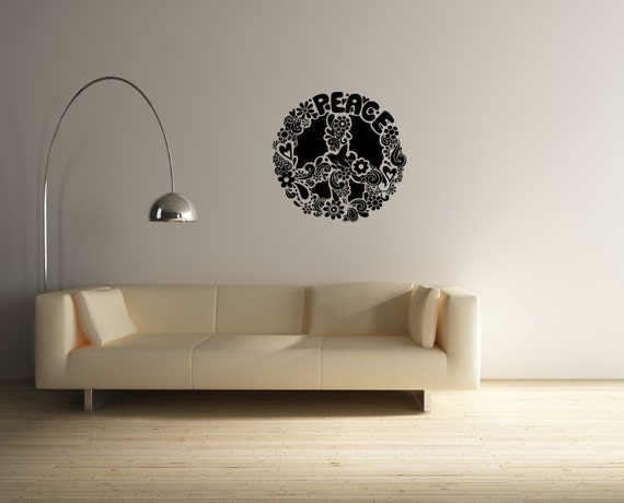Peace Sign Vinyl Window Decals