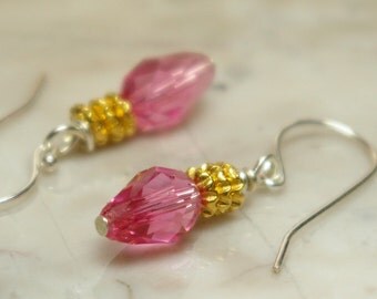 Purple Christmas Tree Earrings. Classy Not Tacky. You by BeadRush