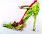 Fashion Art by Rhonda Corley by colorpluschaos on Etsy