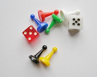 Popular items for plastic game pieces on Etsy