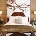 Vinyl Wall Decal Sticker Corner Tree Floral Branches item 391s