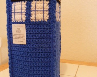Crochet tardis | Etsy