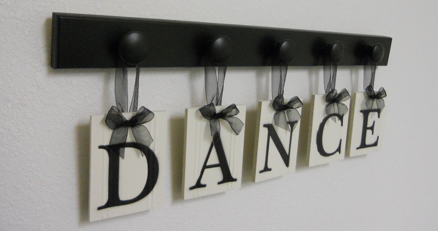 DANCE Art for Teenagers Room Sign Wooden Dance Sign Dance