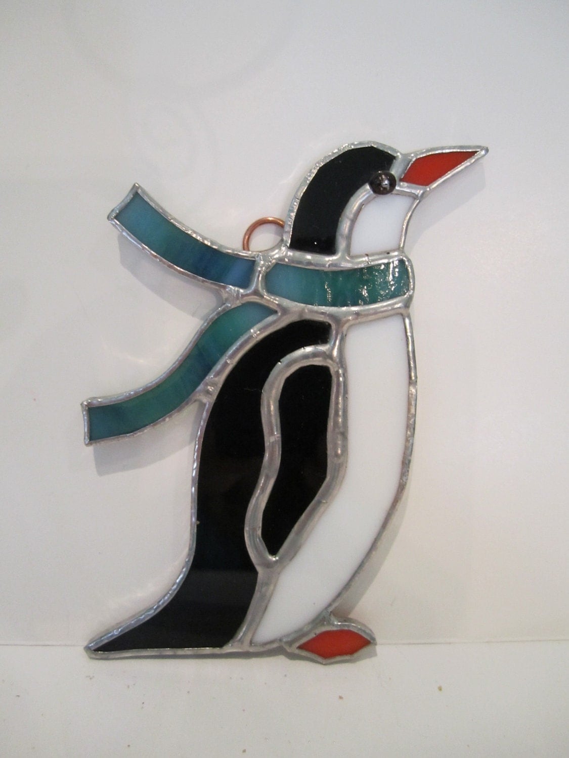 Glass Penguin Ornaments