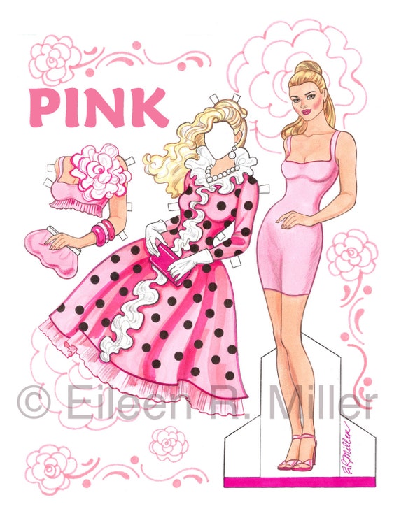 Pink Paper Doll