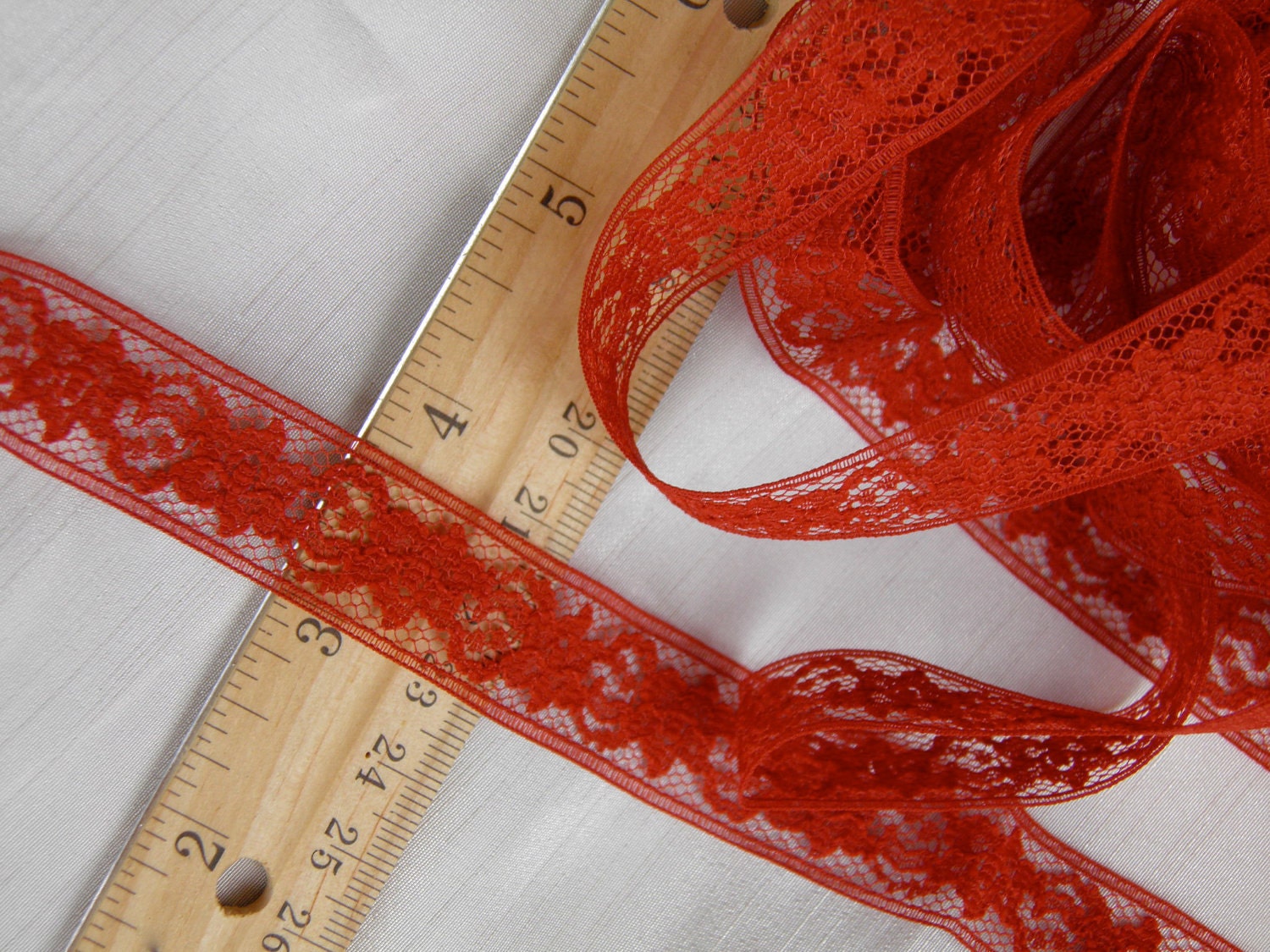 Vintage Red Trim – 3 Yards – Haute Juice
