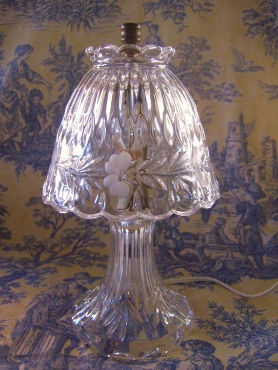 Vintage Princess House Crystal Lamps