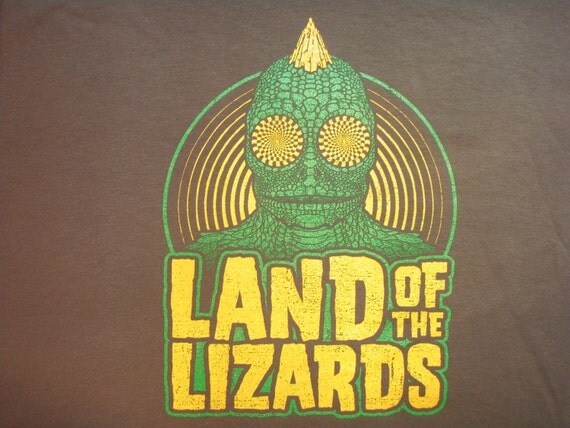 Phish Lizards Lot Tee Shirt Silkscreened By Unclejohnsoutfitters