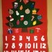 Handmade Christmas Tree Holiday Countdown Advent Calendar FREE