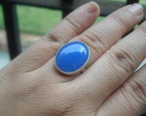 Popular items for blue stone ring on Etsy