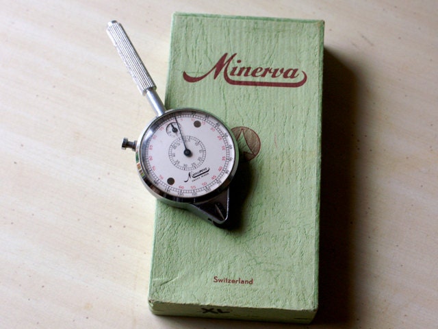 Vintage Minerva Map Measurer Opisometer Made in Switzerland