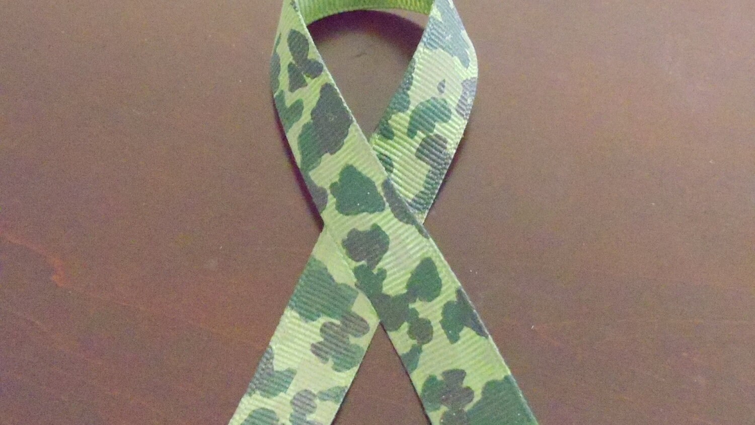Grosgrain Ribbon 5/8 Camo Ribbon 1 Yard