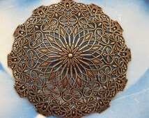 Unique copper filigree related items | Etsy