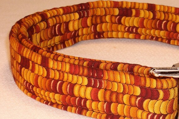 Beautiful Fall Indian Corn Collar by Swankypet by swankypet